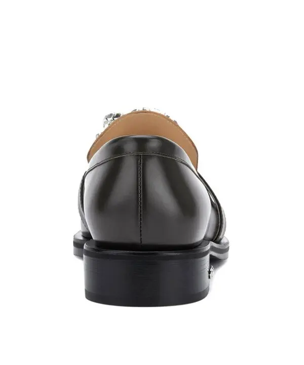 MACHMACH Mach & Mach Embellished Stacked Heel Loafers