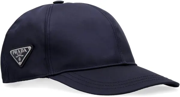 Prada Logo Plaque Baseball Cap