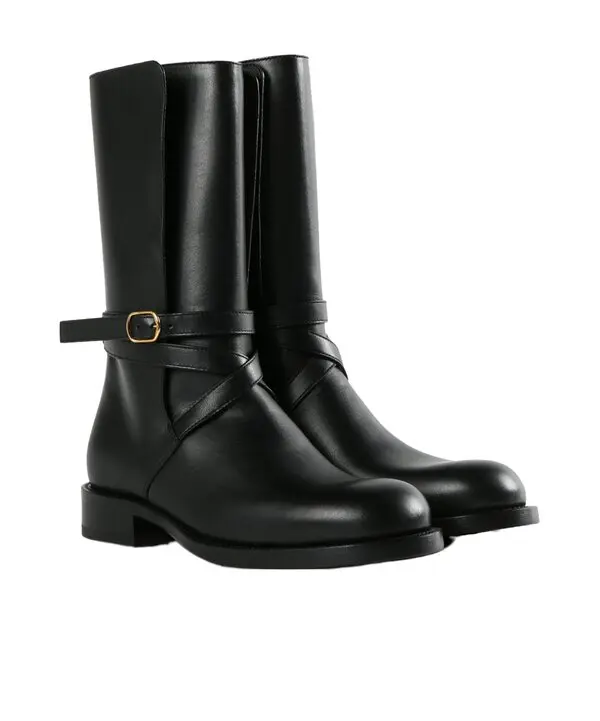 THE ROW Jodhpur Buckled Boots