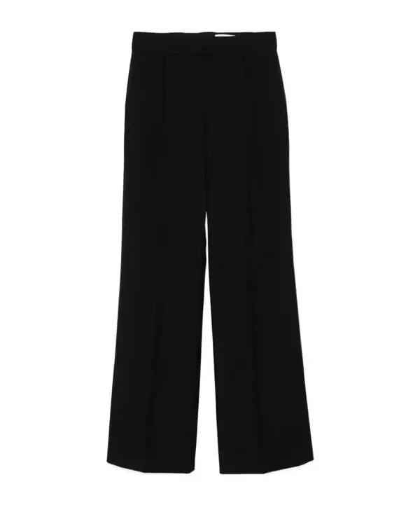 Alexander McQueen Pleat-detail Trousers - Black