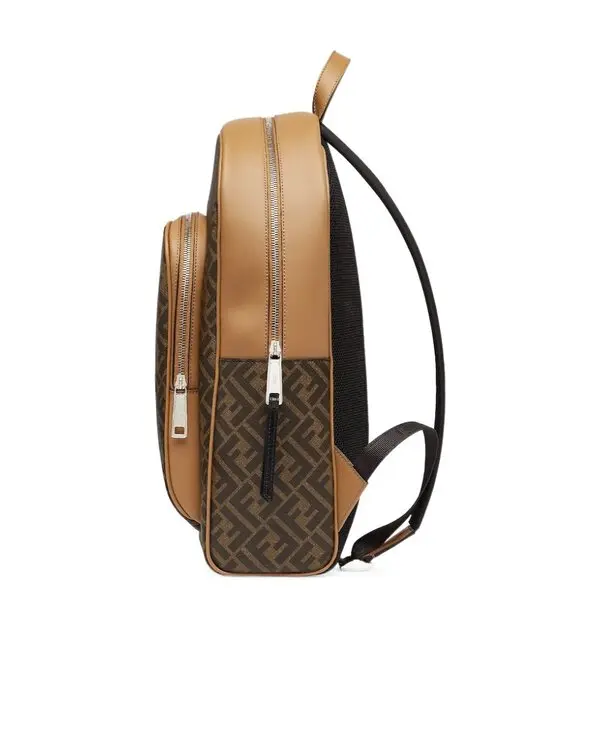 Fendi Ff Motif Zipped Backpack