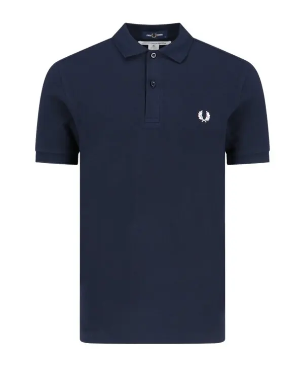 Comme Des Garçons Comme Des Garons Shirt Logo Embroidered Knitted Polo Shirt