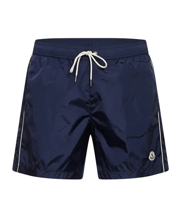 Moncler Technical Drawstring Swim Shorts - Blue Coral