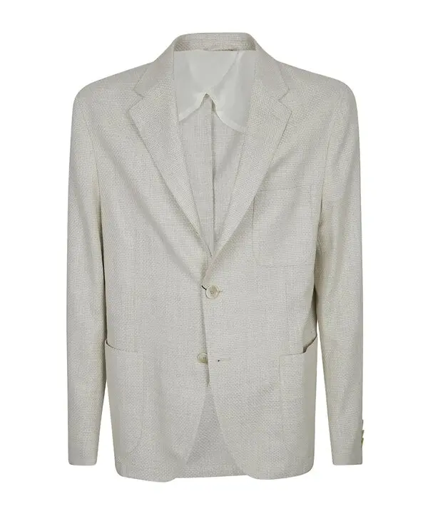 Etro Textured Single-breasted Blazer - Gray