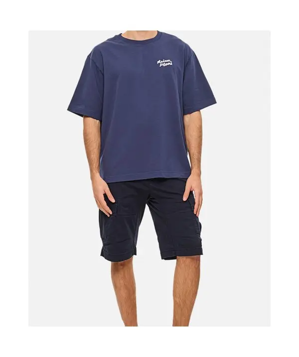 Maison Kitsuné Logo-embroidered Crewneck T-shirt