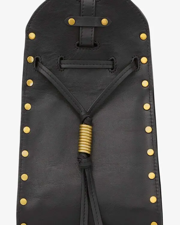Isabel Marant Étoile Silao Logo Printed Drawstring Crossbody Bag