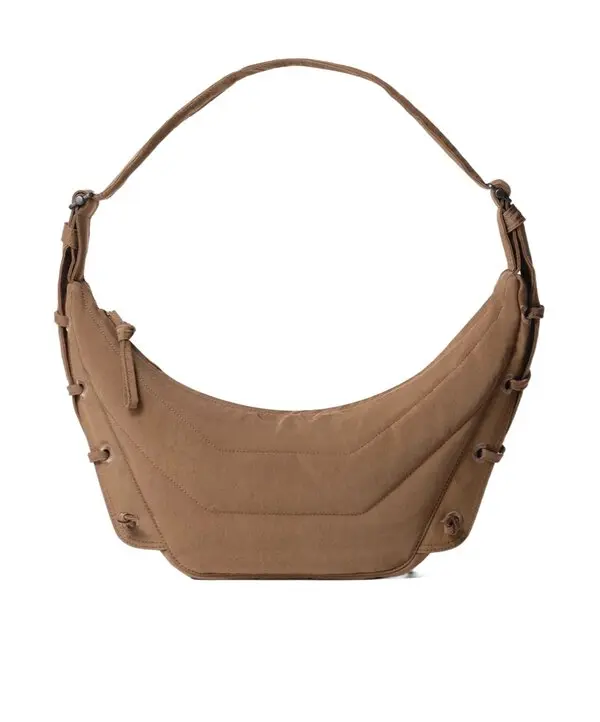 LEMAIRE Quilted Shoulder Bag - Olive Brown