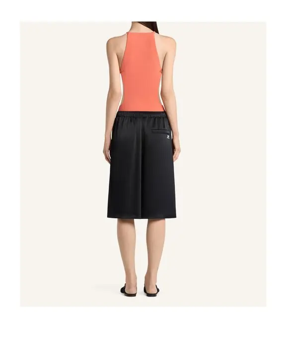 COURREGES Back-panel Shorts - Black