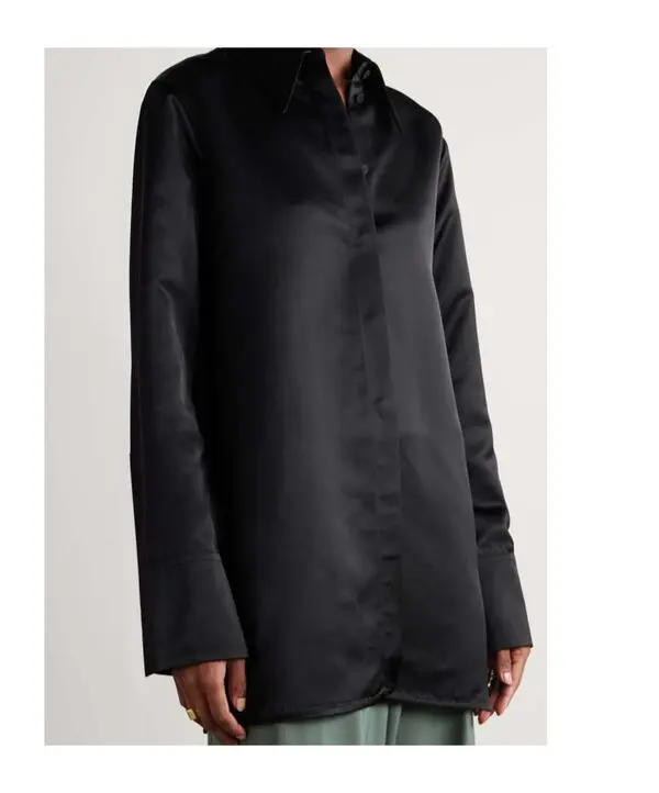 JIL SANDER Long-sleeved Shirt - Black