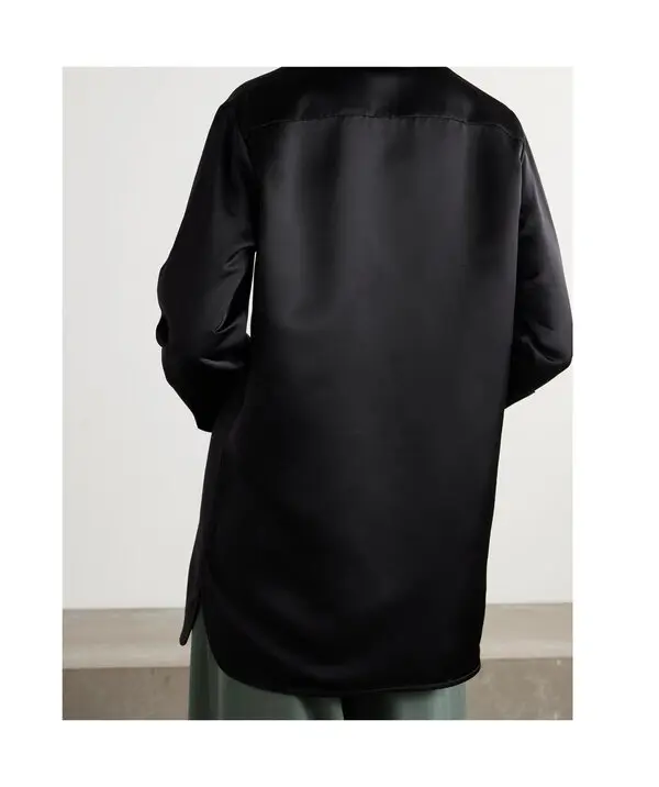 JIL SANDER Long-sleeved Shirt - Black
