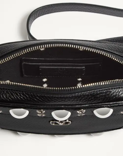 Valentino Garavani Nellcte Vlogo Signature Zip-up Messenger Bag With Studs