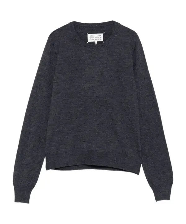 MAISON MARGIELA Long Sleeve Crewneck Jumper - Black