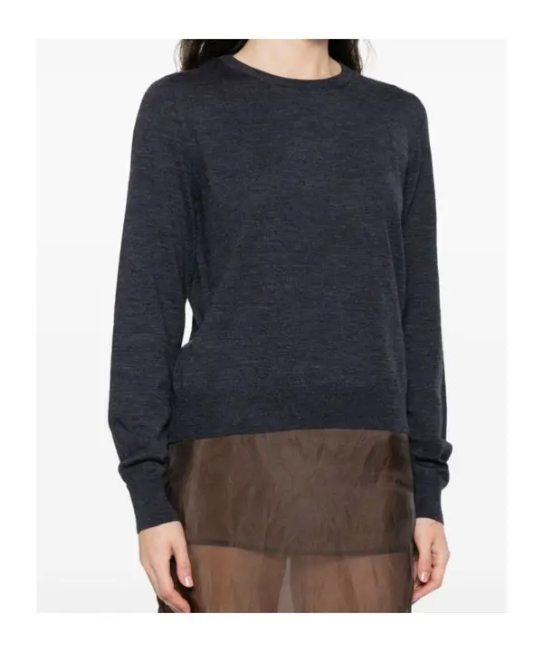 MAISON MARGIELA Long Sleeve Crewneck Jumper - Black