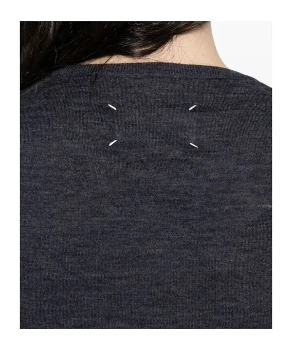 MAISON MARGIELA Long Sleeve Crewneck Jumper - Black