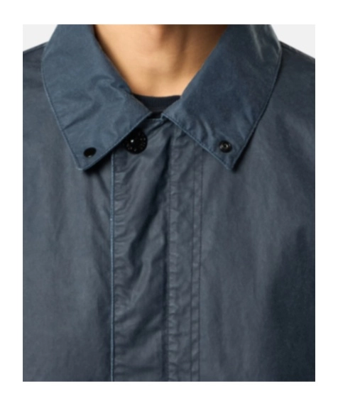 Stone Island Logo Patch Buttoned Jacket