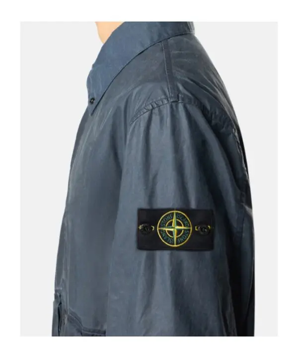 Stone Island Logo Patch Buttoned Jacket