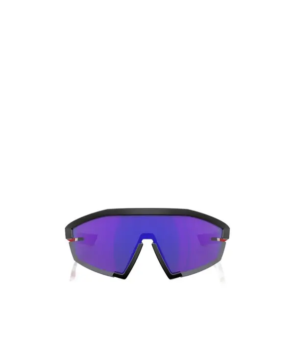 Prada Shield Frame Sports Sunglasses - Blue
