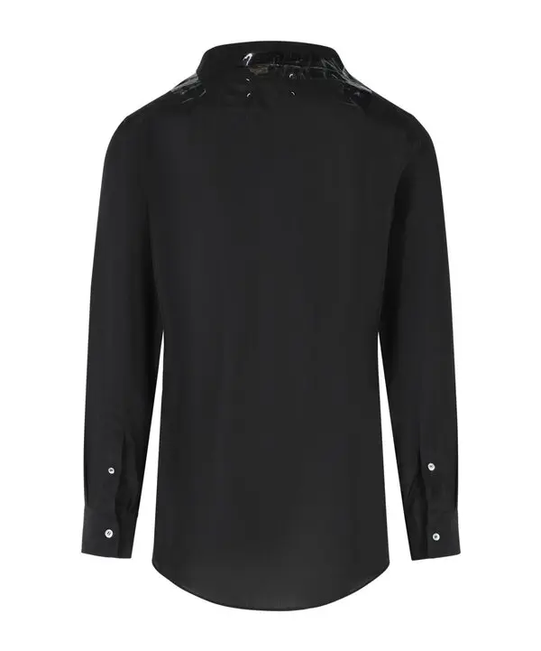MAISON MARGIELA Tape-detail Long-sleeve Shirt