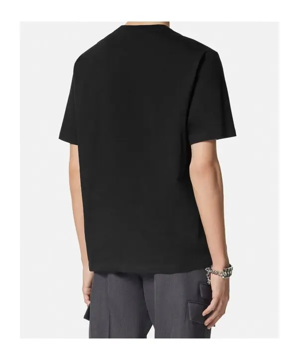 Versace Medusa Punk Crewneck T-shirt - Black/printed