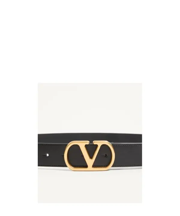 Valentino Garavani Vlogo Signature Belt - Black