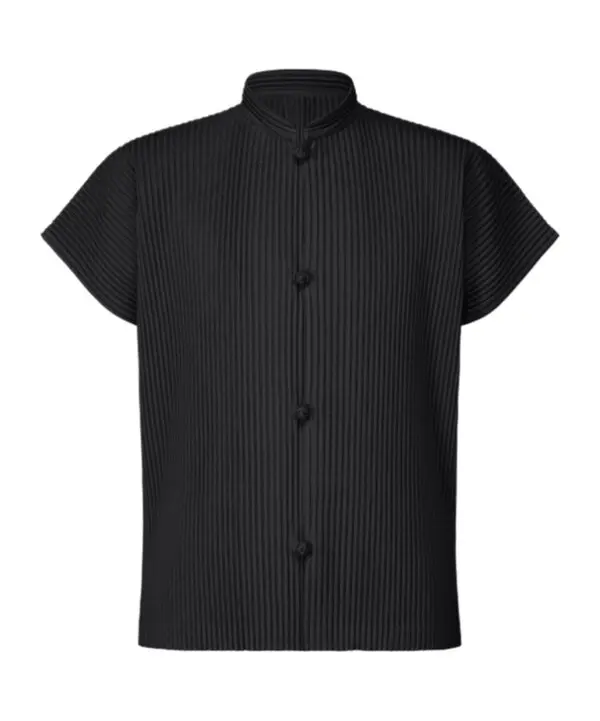 Issey Miyake Homme Plissé Monthly Colors April Pleated Shirt - Black