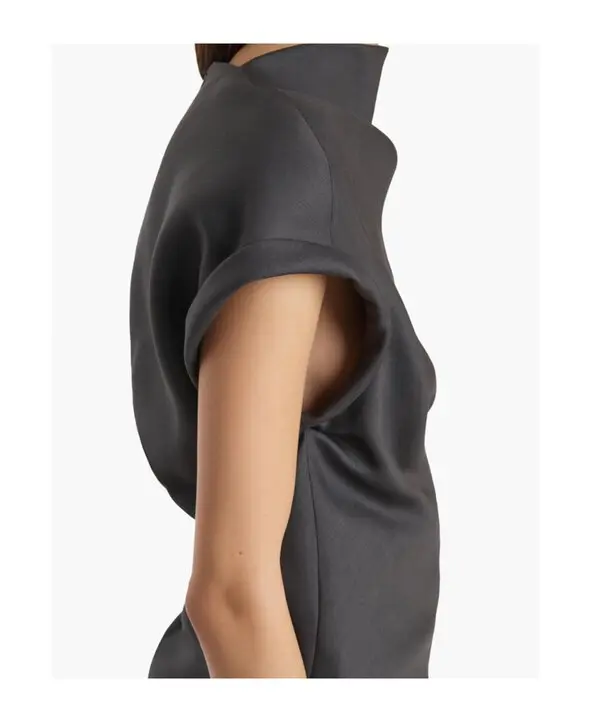 Khaite Tandie Top With Scarf Neckline - Black