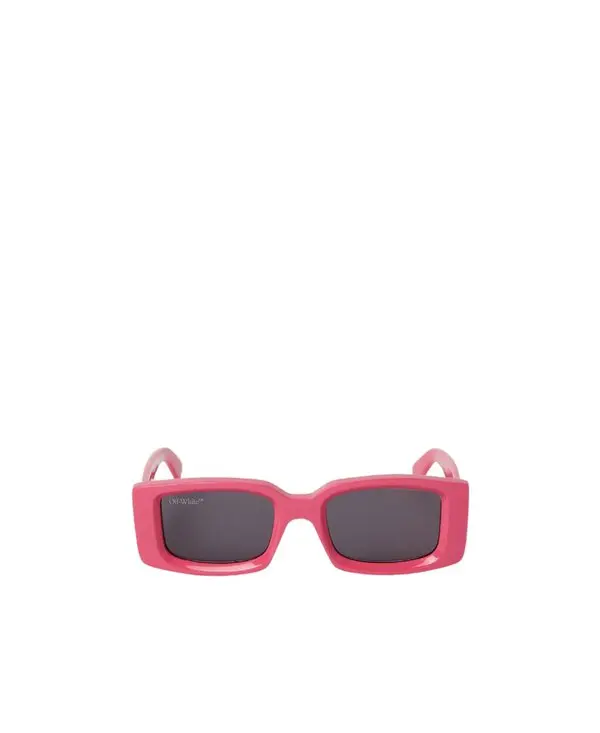 Off-White Arthur Rectangular Frame Sunglasses - Black