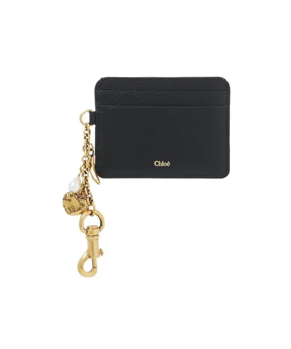 Chloé Charms Card Holder - Black