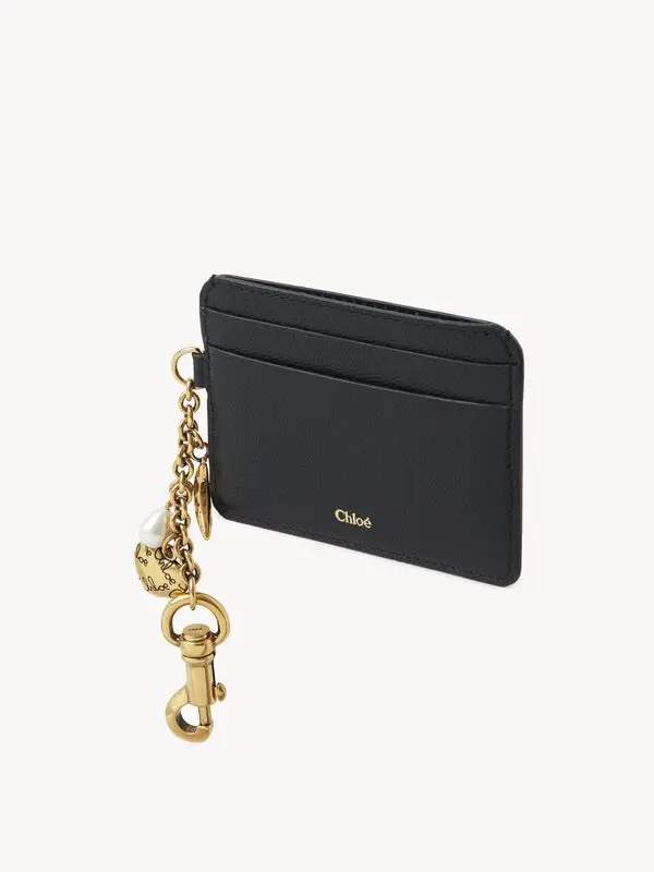 Chloé Charms Card Holder - Black