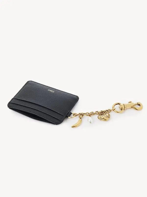Chloé Charms Card Holder - Black