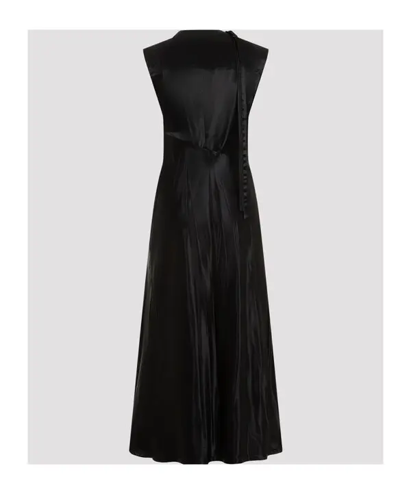 JIL SANDER Sleeveless Maxi Dress With Cut-out Detail