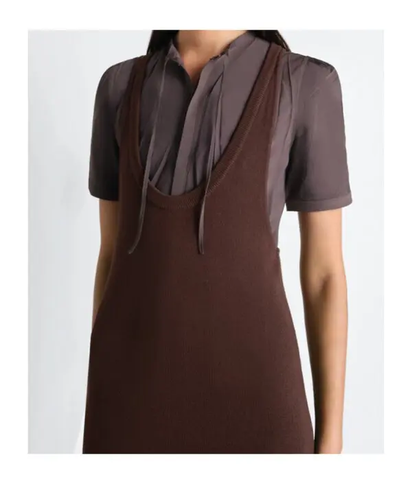 LEMAIRE Ribbed Racerback Tank Dress