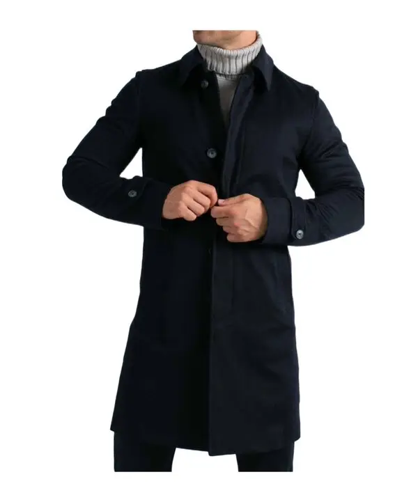 Herno Mid-length Tailored Coat - Bl