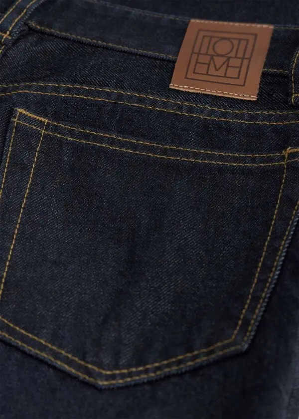 TOTEME Low Tapered Jeans - Slate Blue
