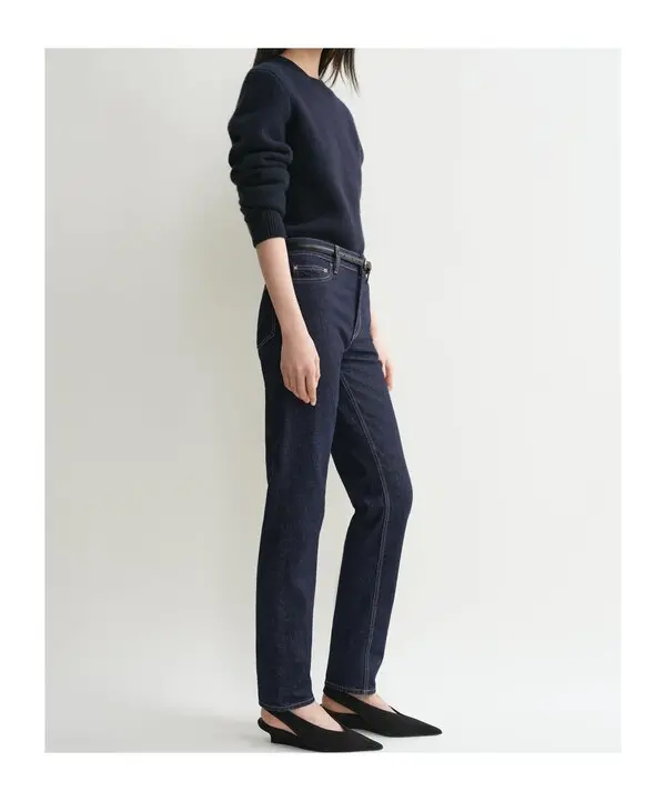 TOTEME Low Tapered Jeans - Slate Blue