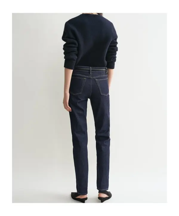 TOTEME Low Tapered Jeans - Slate Blue