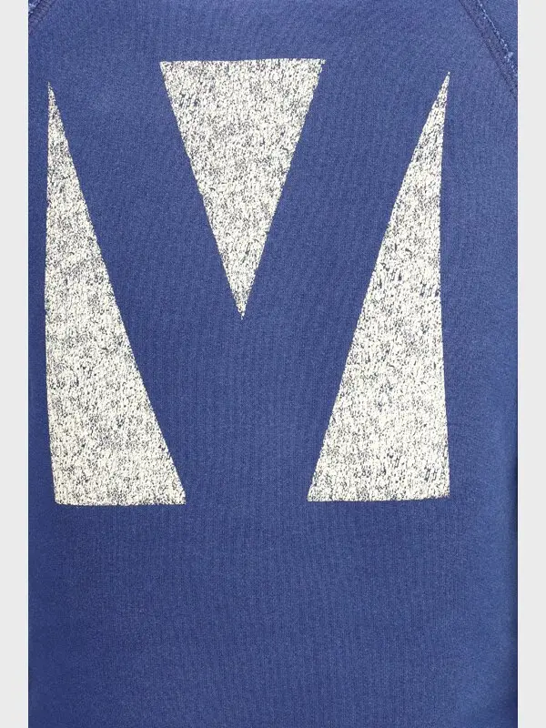 Valentino Garavani Printed Crewneck Sweatshirt - Blue