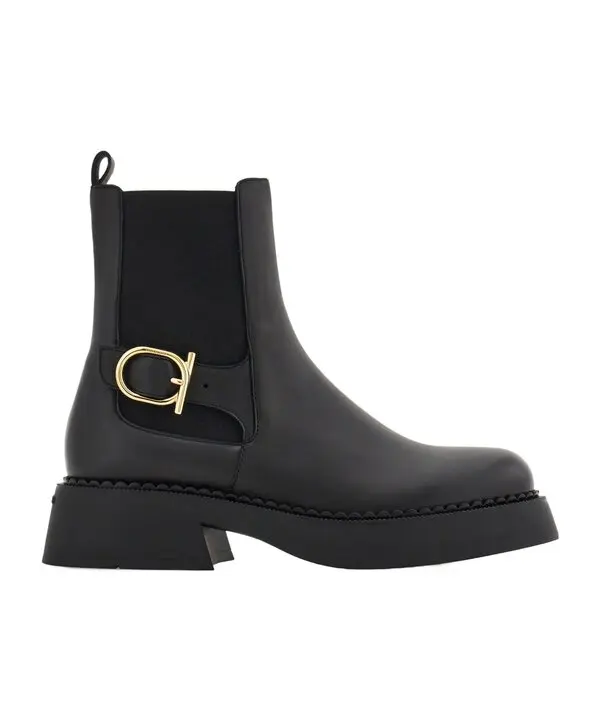 FERRAGAMO Gancini Buckle Chelsea Boot