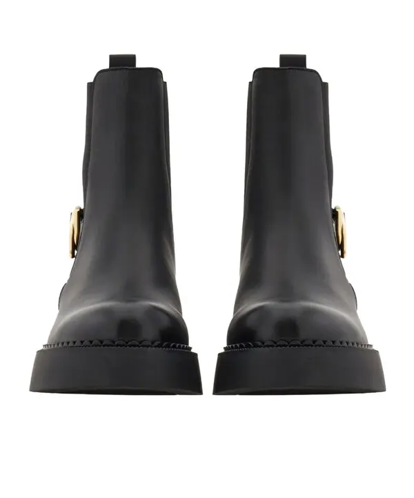 FERRAGAMO Gancini Buckle Chelsea Boot
