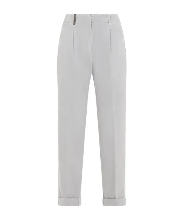 Peserico Tapered Gabardine Trousers