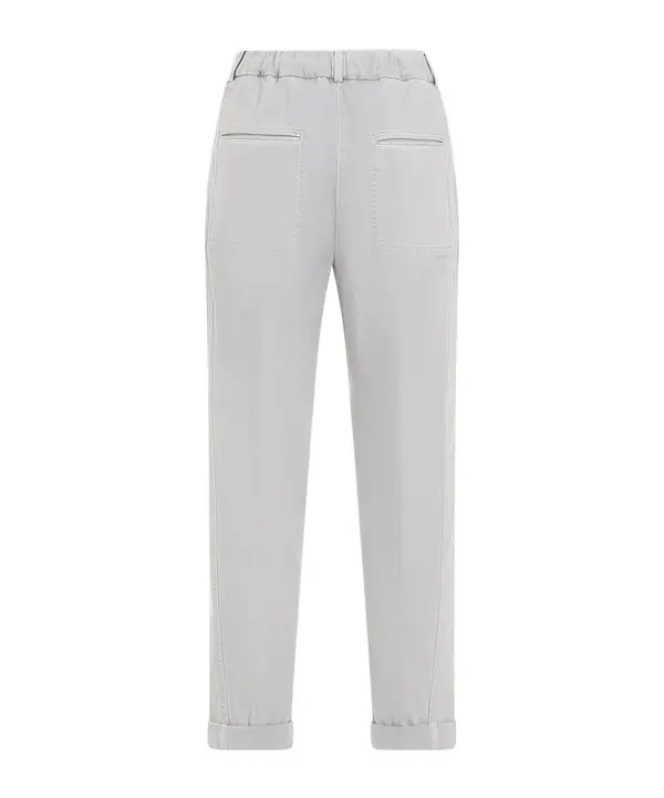 Peserico Tapered Gabardine Trousers