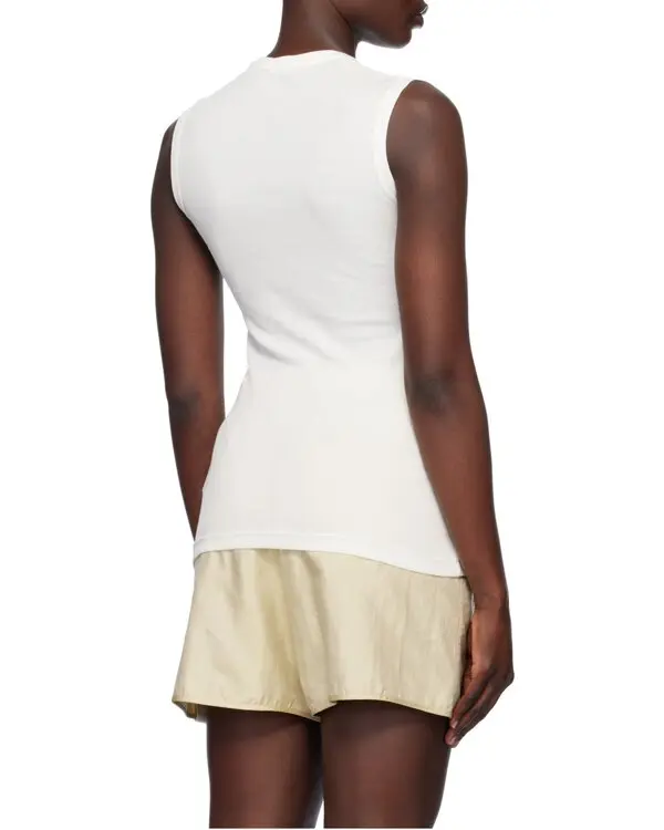 JIL SANDER Layered Tank Top - White