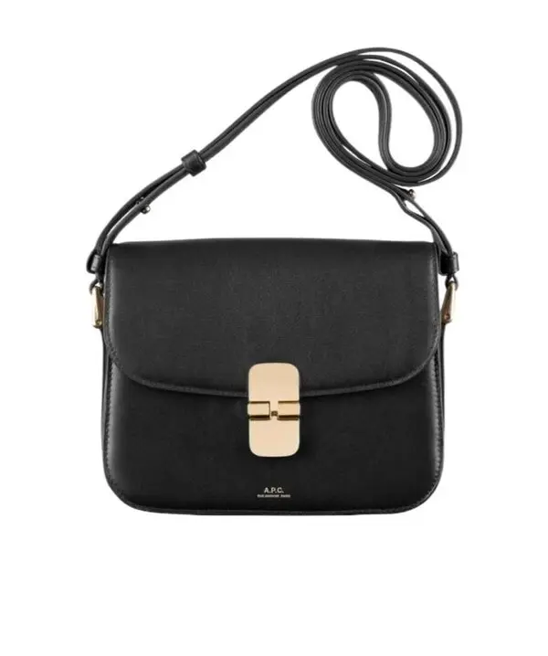 A.p.c. Grace Logo Embossed Shoulder Bag