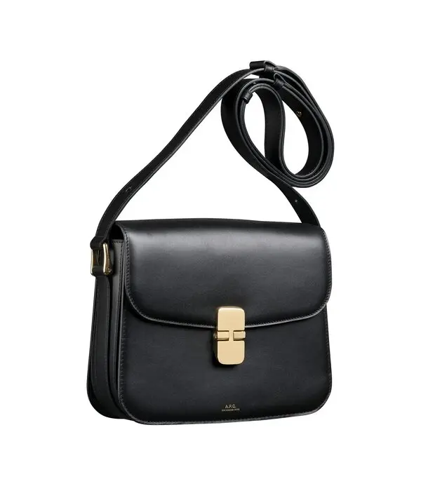 A.p.c. Grace Logo Embossed Shoulder Bag