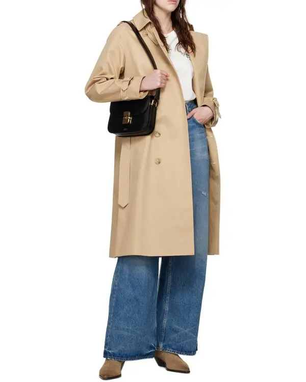 A.p.c. Grace Logo Embossed Shoulder Bag