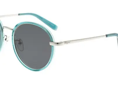 FERRAGAMO Round Frame Sunglasses