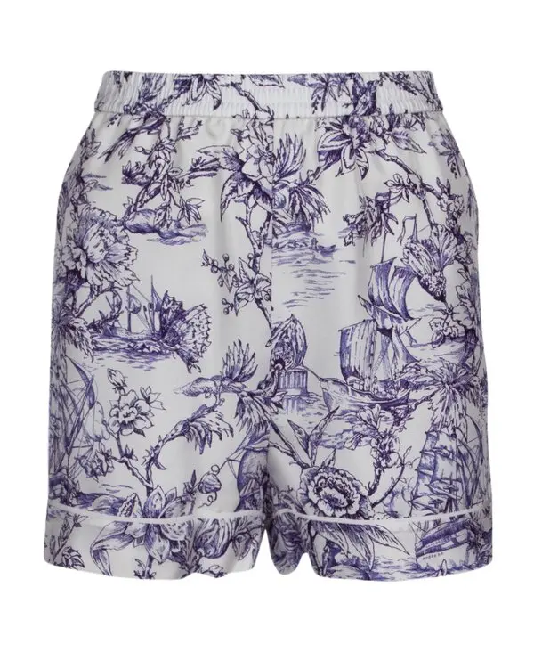 Dior Printed Silk Shorts