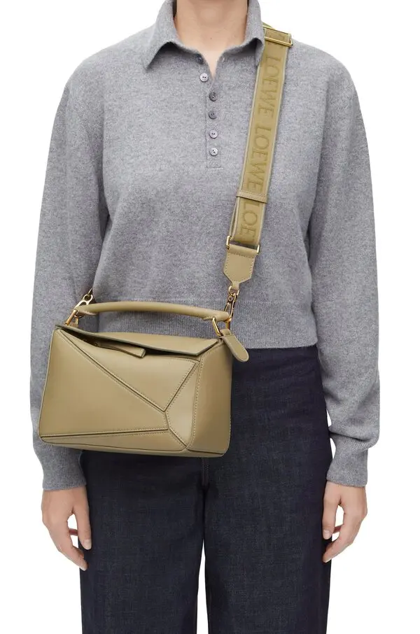 Loewe Anagram Embossed Small Puzzle Bag
