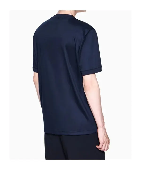 Giorgio Armani Logo Embroidered Crewneck T-shirt