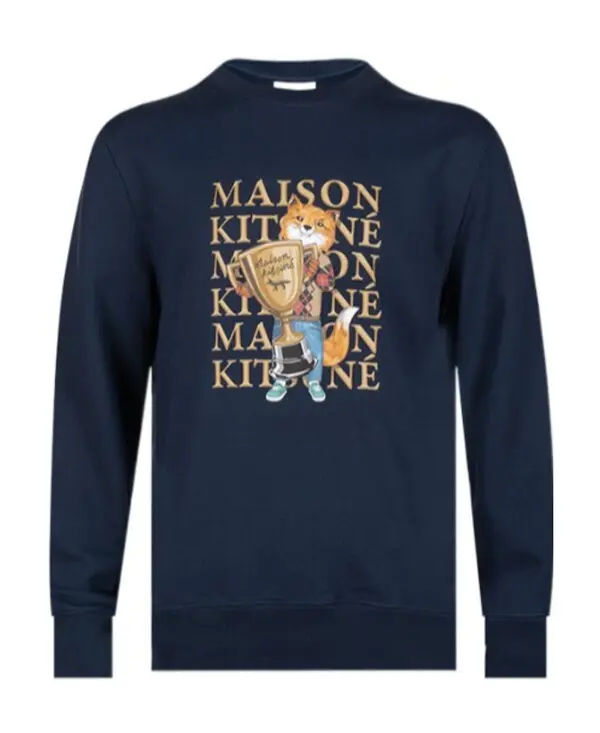 Maison Kitsuné Chilling Fox" Crewneck Sweatshirt